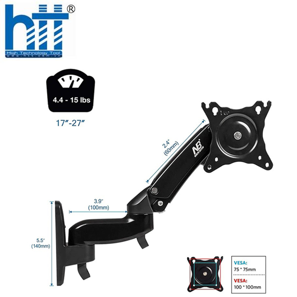 Giá treo màn máy tính North Bayou F150 (17 inch - 27 inch)